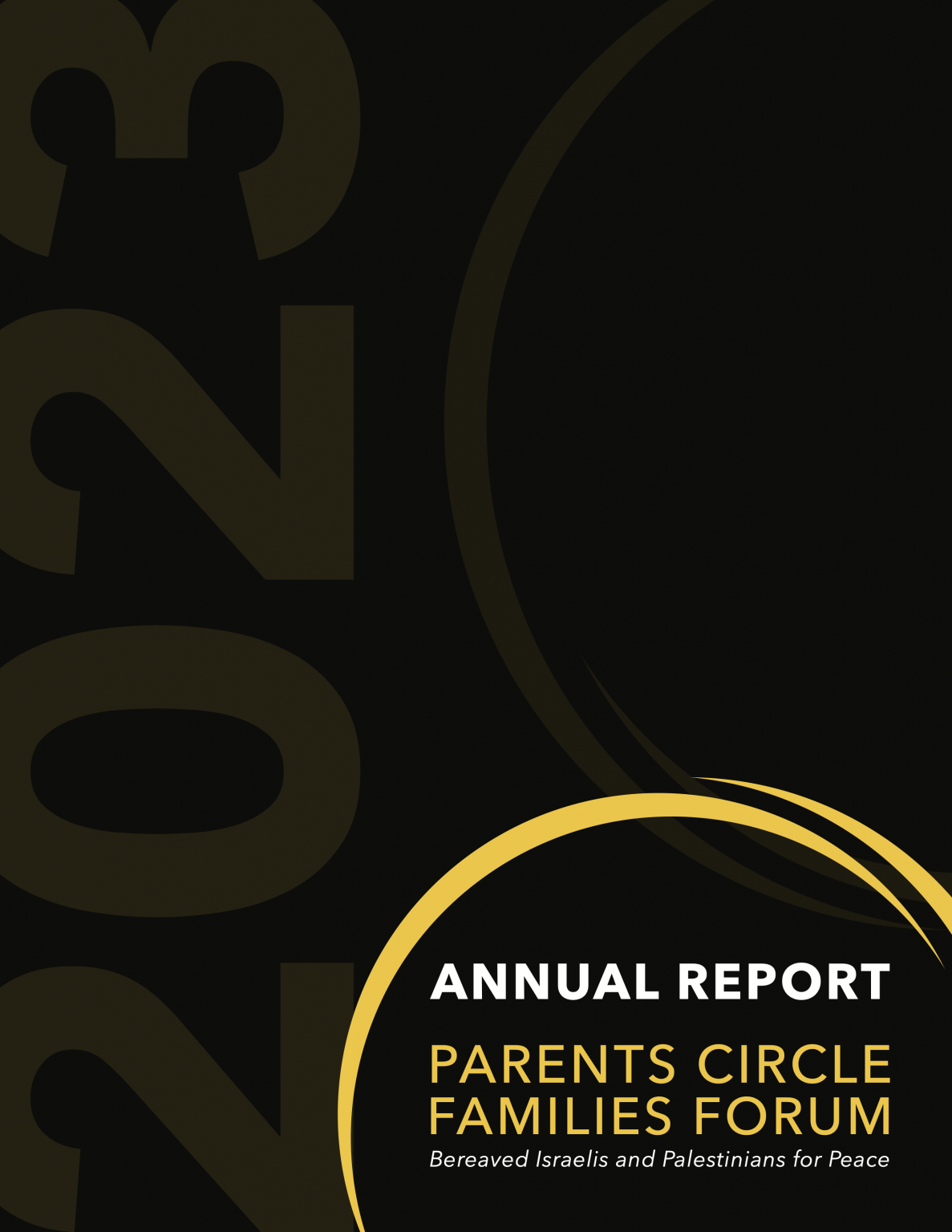 Parents Circle 2023 Annual Report - American Friends of the Parents Circle